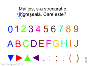 GĂSIȚI O GREȘEALĂ - Dan Caragea